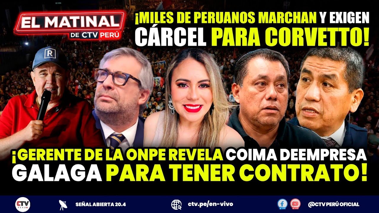 El Matinal de “CTV Perú” 🇵🇪! Con Claudia Toro, Pancho Landauro y Aaron ...