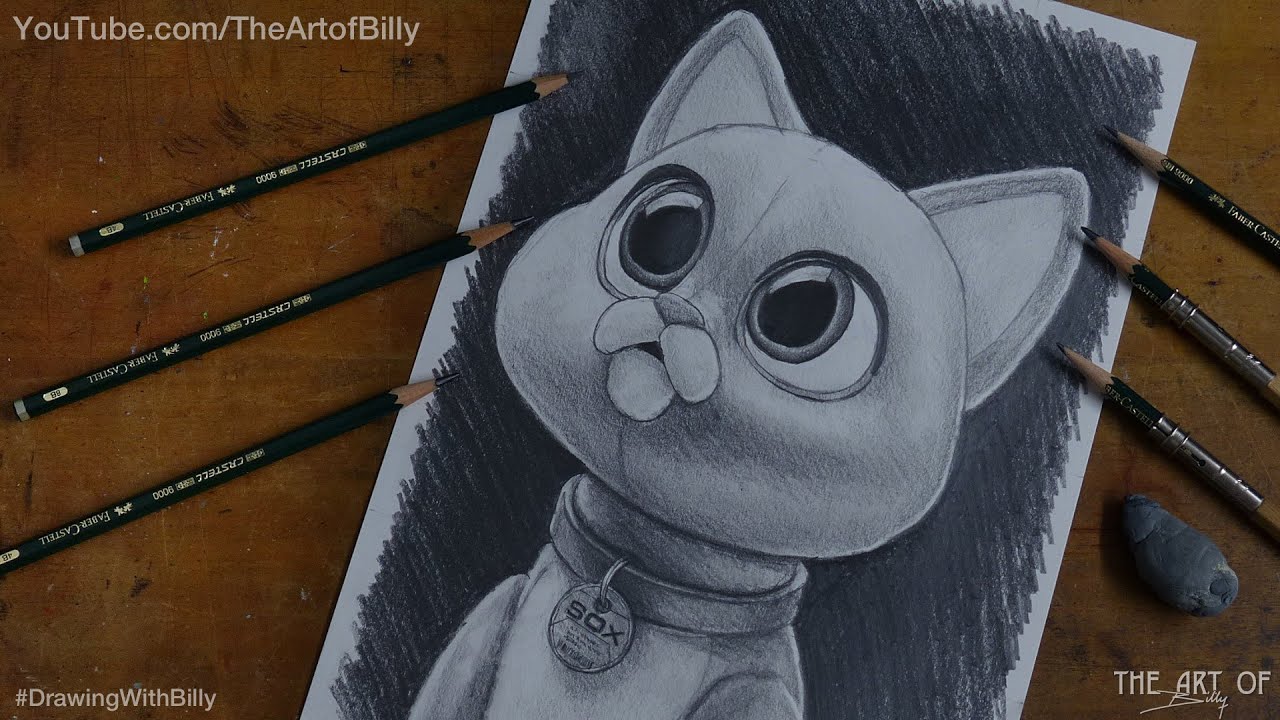 Drawing SOX the Personal Companion Robot Cat (From the New Buzz ...
