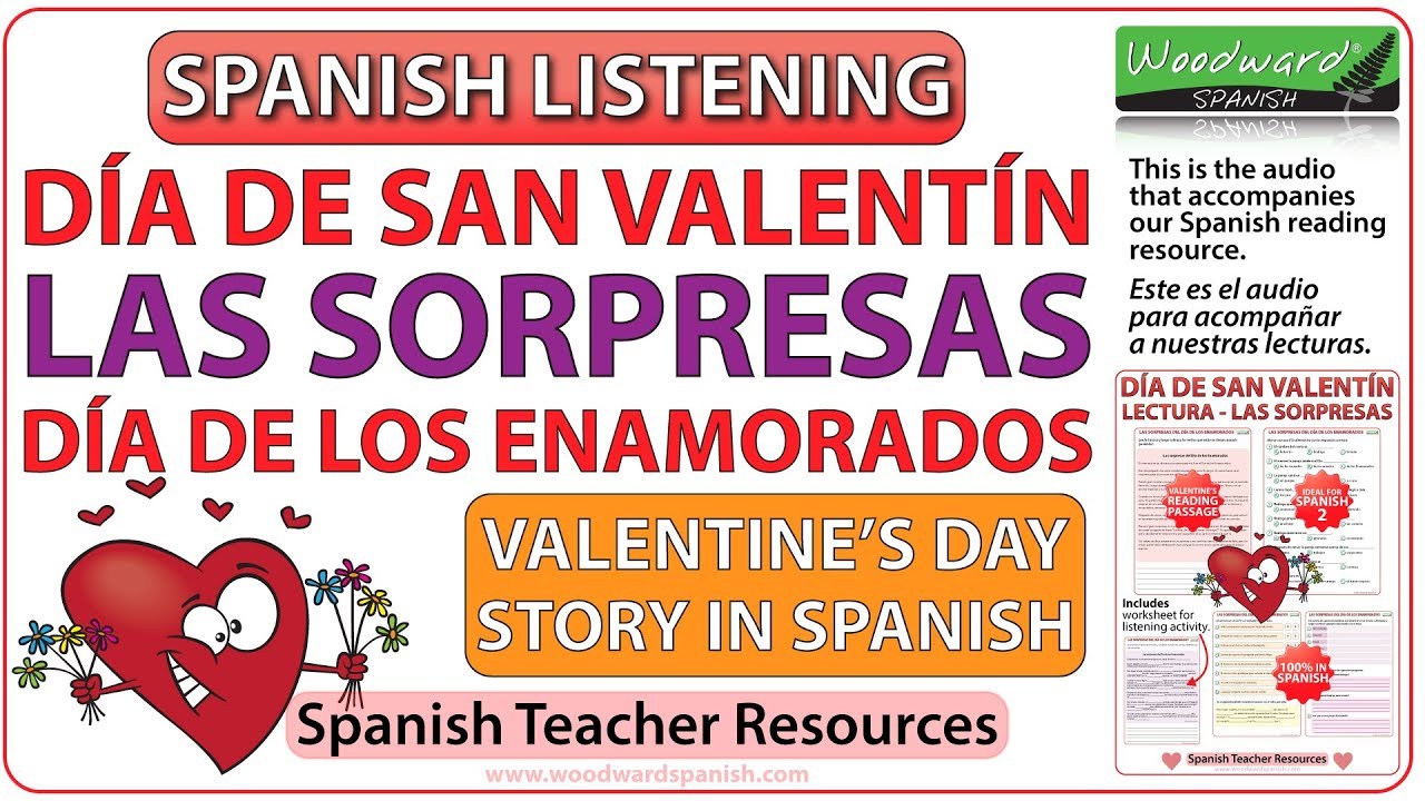 Las Sorpresas del Día de los Enamorados - Spanish Listening - YouTube