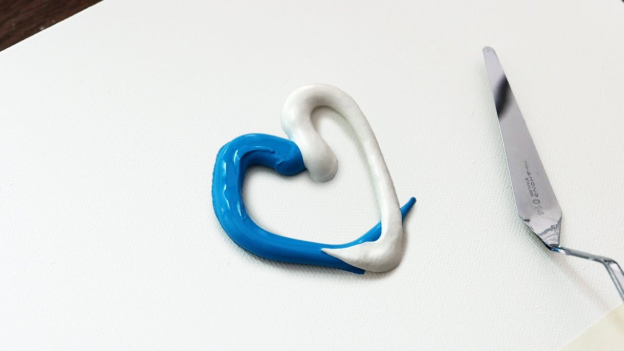 Acrylic Painting with Two Colors | Simple & Stunning #536 - YouTube