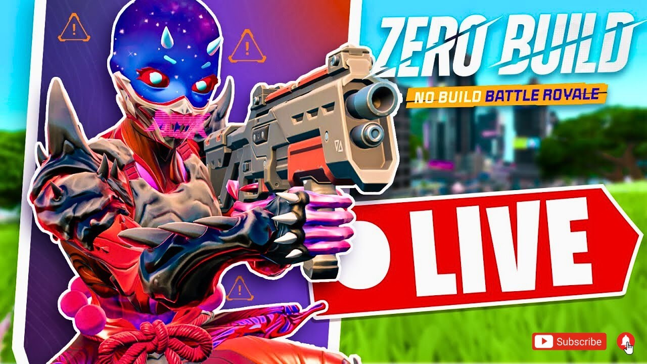 FORTNITE LIVE STREAM 🔴 ZERO BUILD, BATTLE ROYALE | FIRST BROADCAST ...