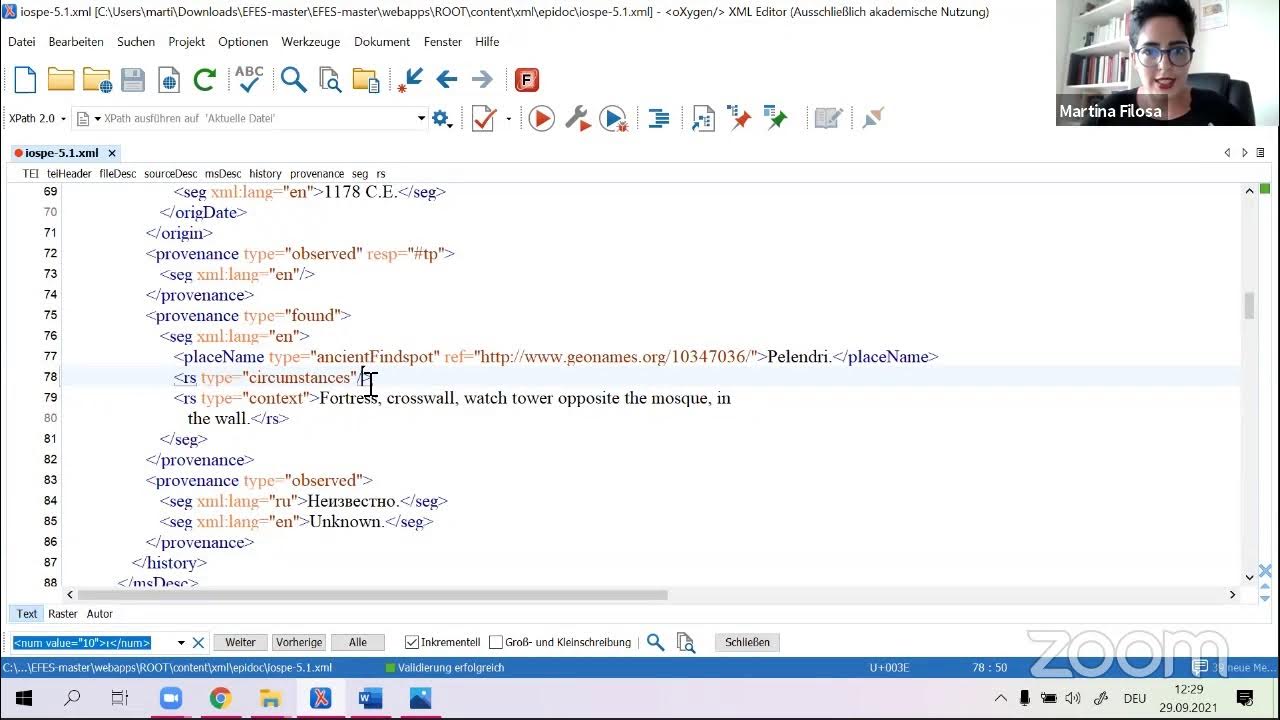 EpiDoc and EFES Online Training Week - Day 3/Part 1 - YouTube