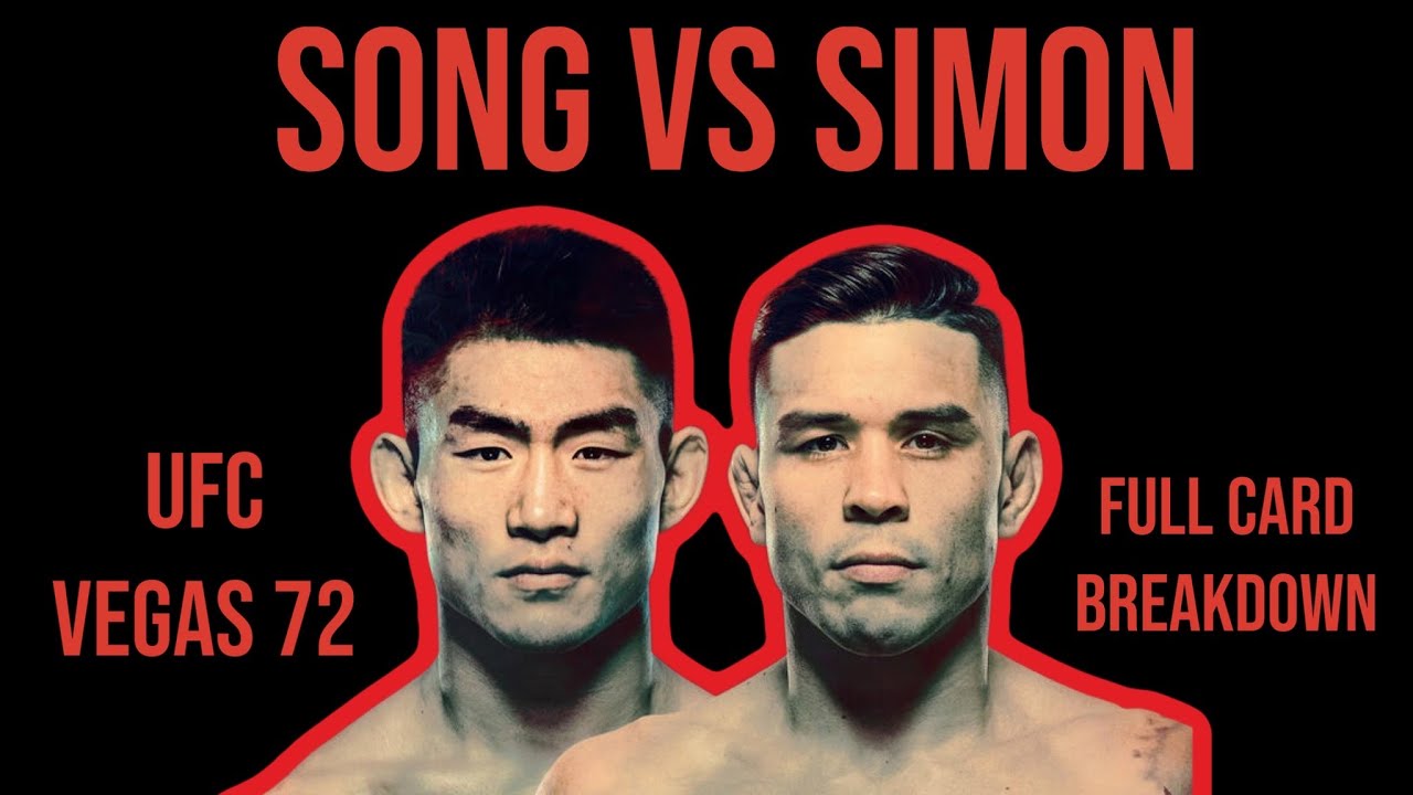 UFC Fight Night Song Vs Simon Full Card Breakdown And Predictions - YouTube