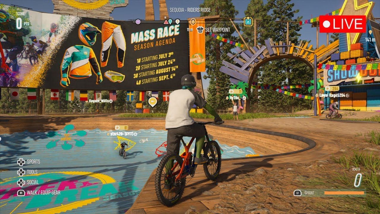 Riders Republic game play ps5 live - YouTube