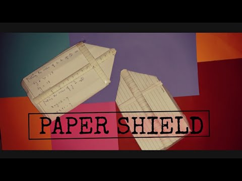 __diy paper shield__ - YouTube