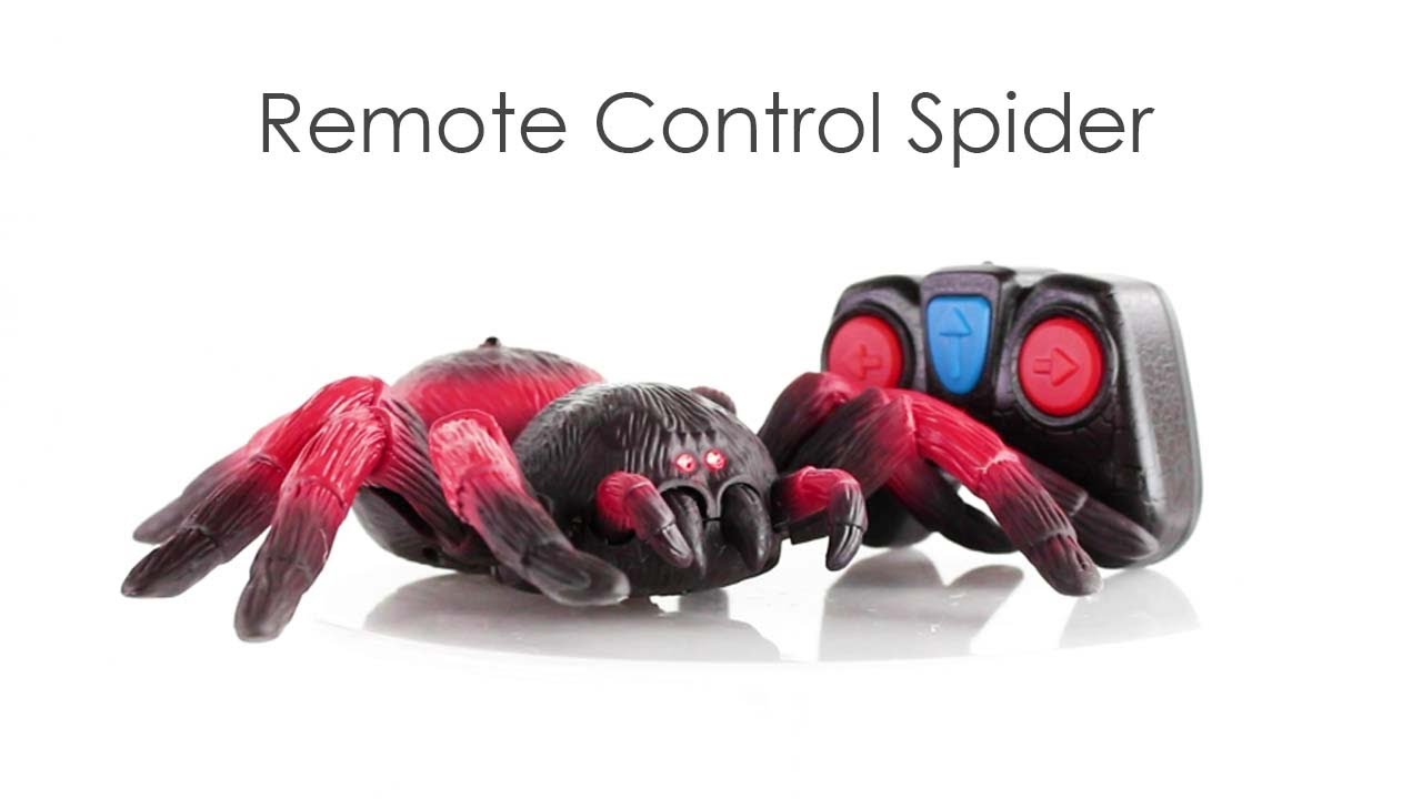 Terra by Battat RC Spider Tarantula Red Infrared Remote Control Spider ...