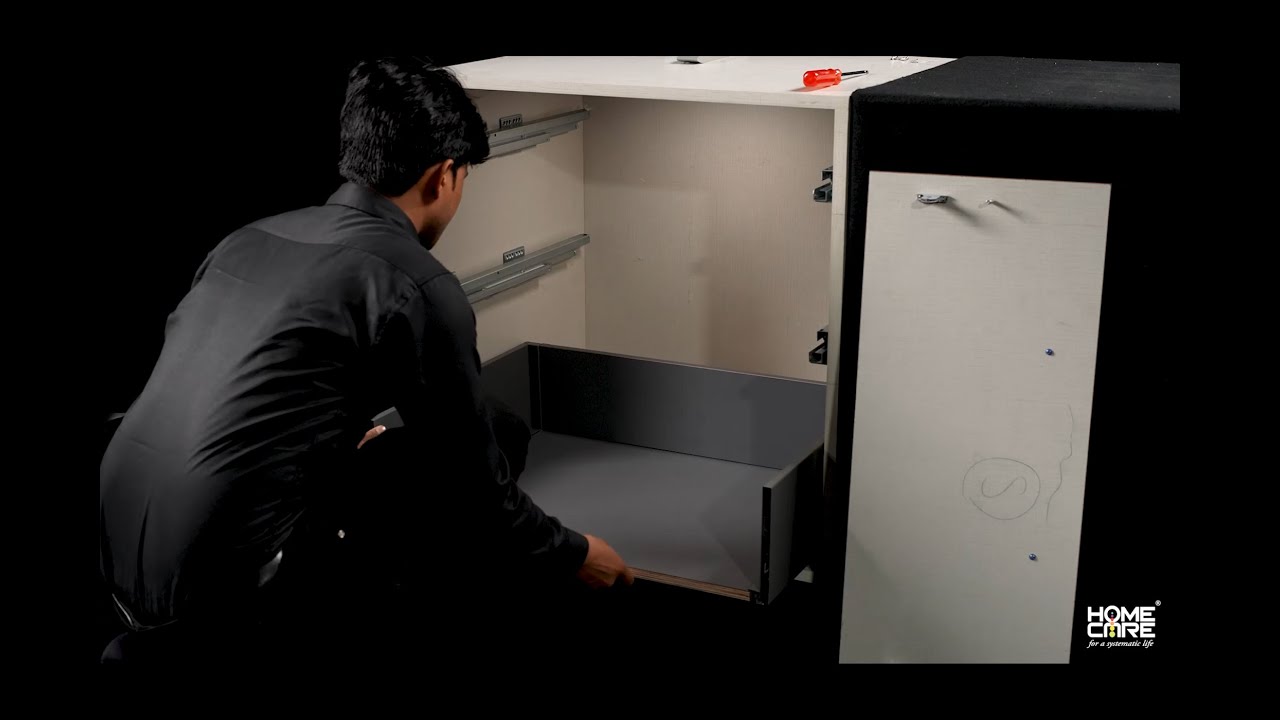Sm Box 8inch Installation Home Care Kitchen Drawer Slim Box - YouTube