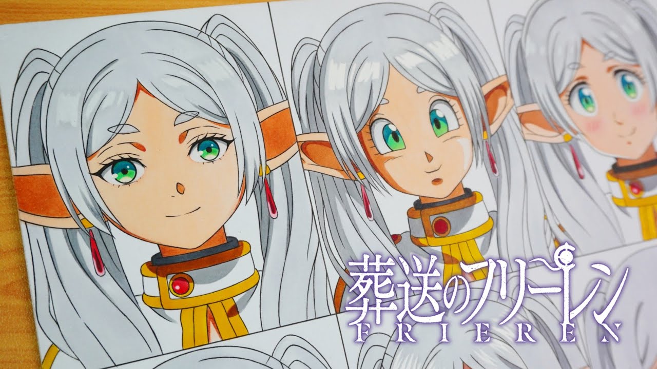 Drawing Frieren in different Anime Styles | Frieren: Beyond Journey's ...