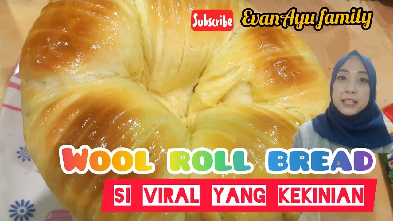 Roti viral kekinian dan hanya dg 1 telor | wool roll bread coklat keju ...