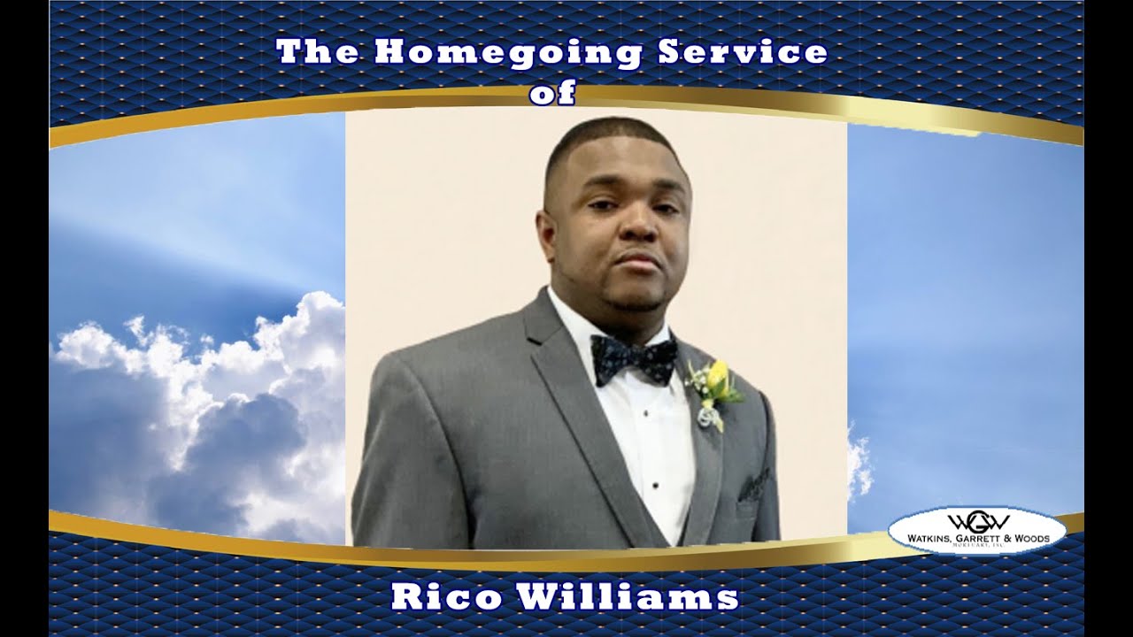 The Homegoing Service of Rico Williams - YouTube