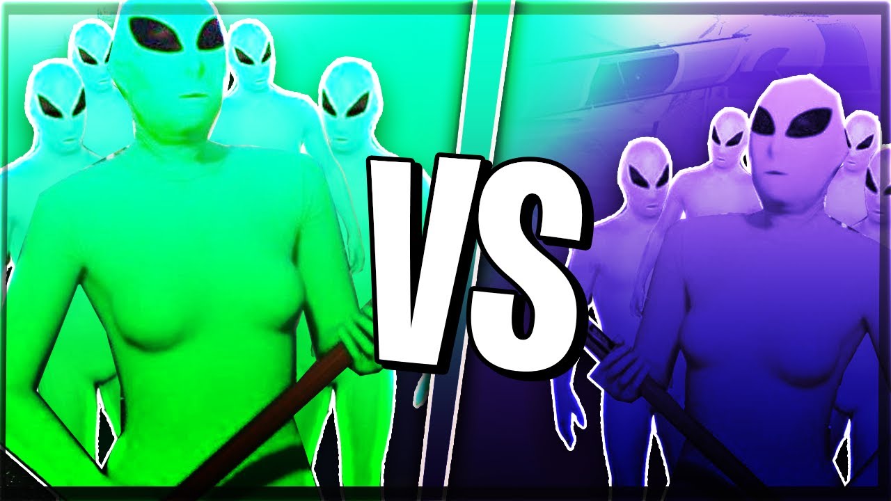 GTA 5 *BEST* Green Gang vs Purple Gang Compilation (Part 1) - YouTube