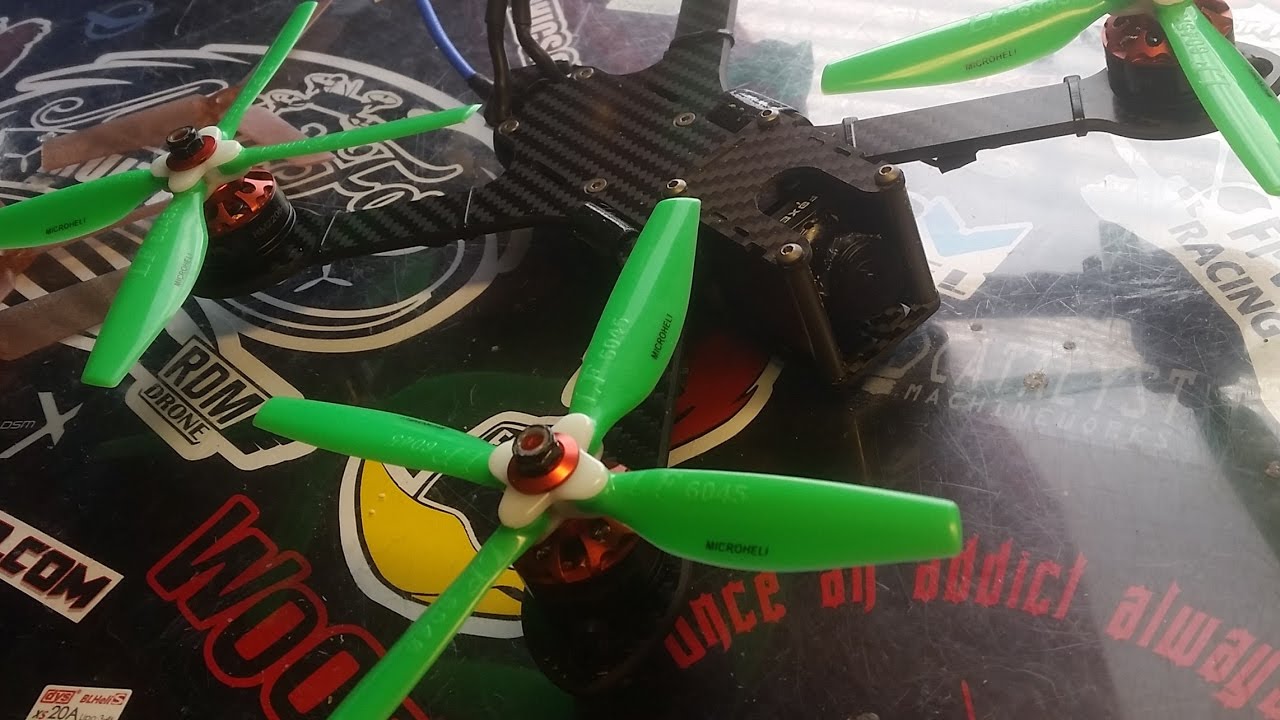 MicroHeliCo 6045 Folding Prop Review - YouTube