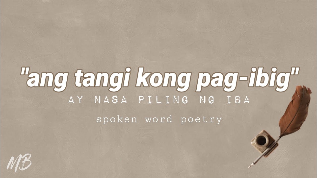 ANG TANGI KONG PAG-IBIG | SPOKEN POETRY | MERCY BLESS - COLLAB FOR ALL ...