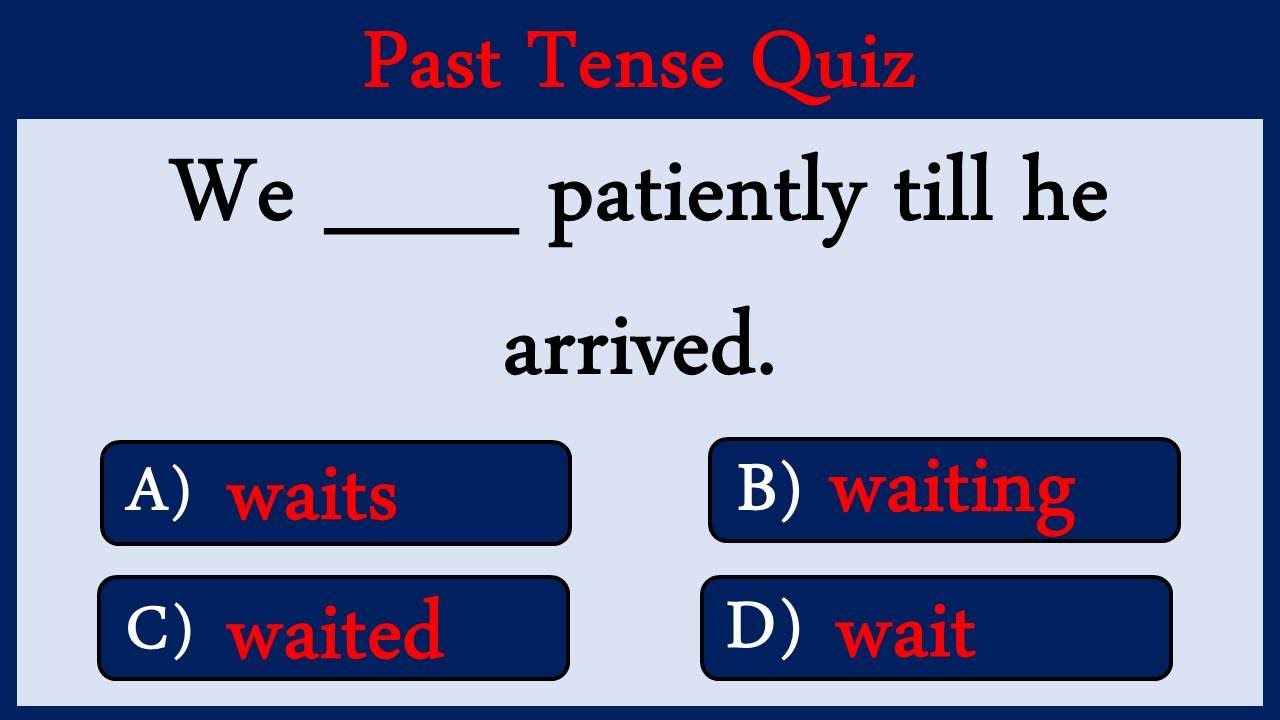 Past Tense Quiz 12: Can You Pass This Quiz? - YouTube