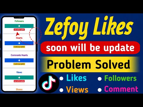 Zefoy Soon Will Be Updated Problem Solved 2026 | Zefoy Get Free TikTok Likes & Followers 2026 