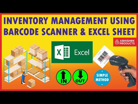📊 Kuasai Manajemen Stok Mudah dengan Excel dan Pemindai Kode Batang untuk Pelacakan Stok | Abhish...