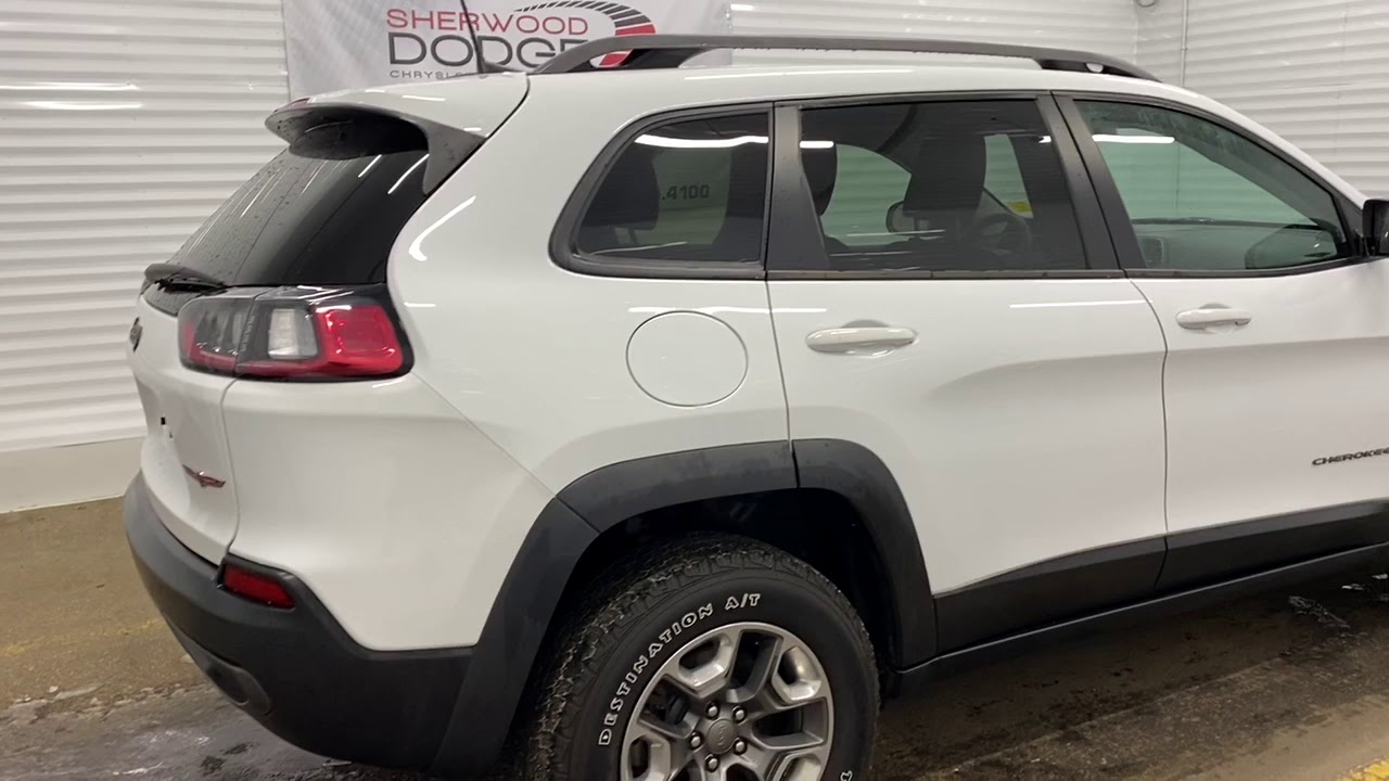 2019 Jeep Cherokee Trailhawk - Stock # P4743 | Sherwood Dodge - YouTube