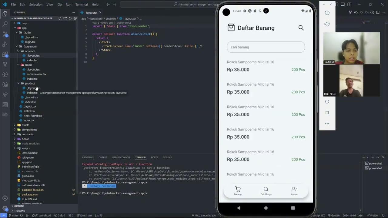 Tugas UTS PEMROGRAMAN MOBILE LANJUT - YouTube