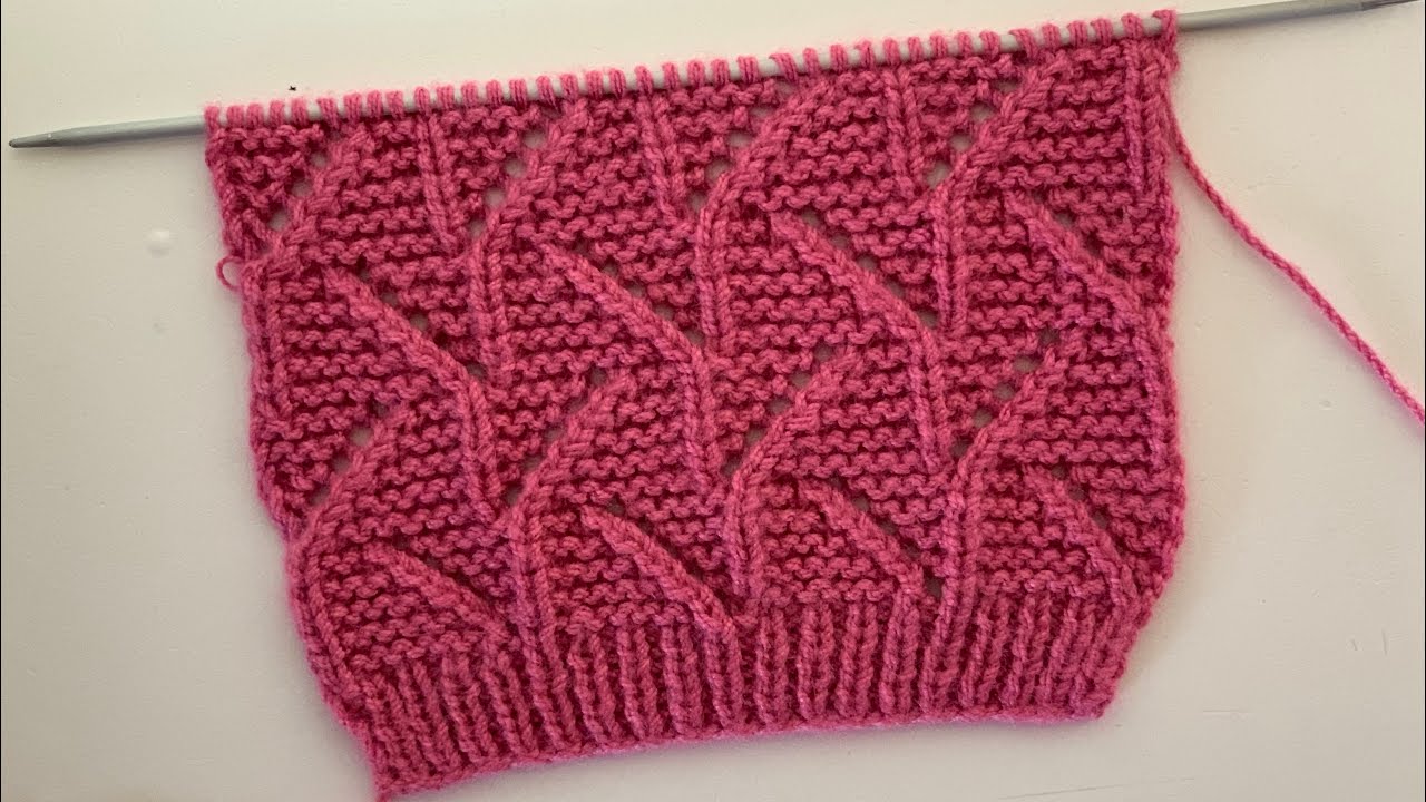 Very Unique Knitting Design For Any Projects - YouTube