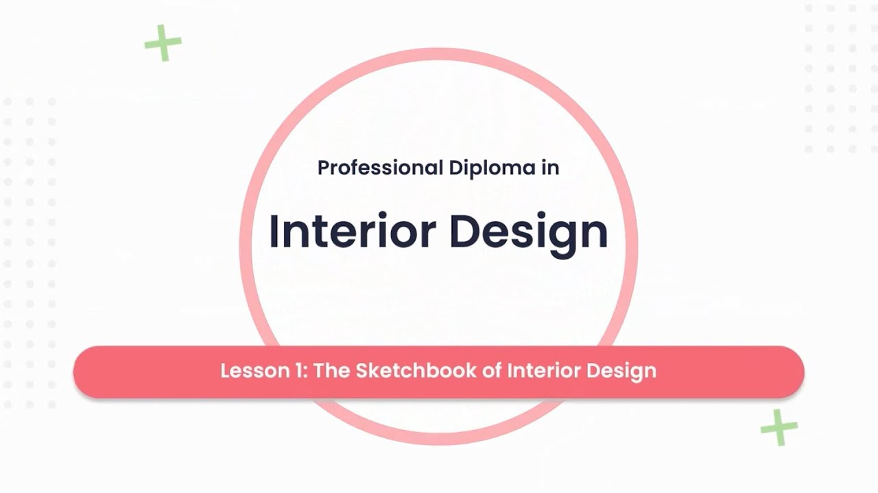 Interior Design: Lesson 1 - The sketch book of interior design - YouTube