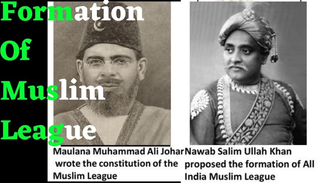 Formation of Muslim League-1906 | Govt. Of India Act-1909 # ...