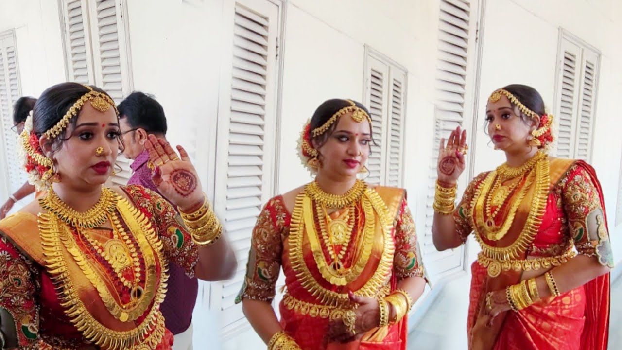 സാരിയിൽ സുന്ദരിയായി ഗൗരി വന്നപ്പോൾ Actress Gauri Krishna got married # ...