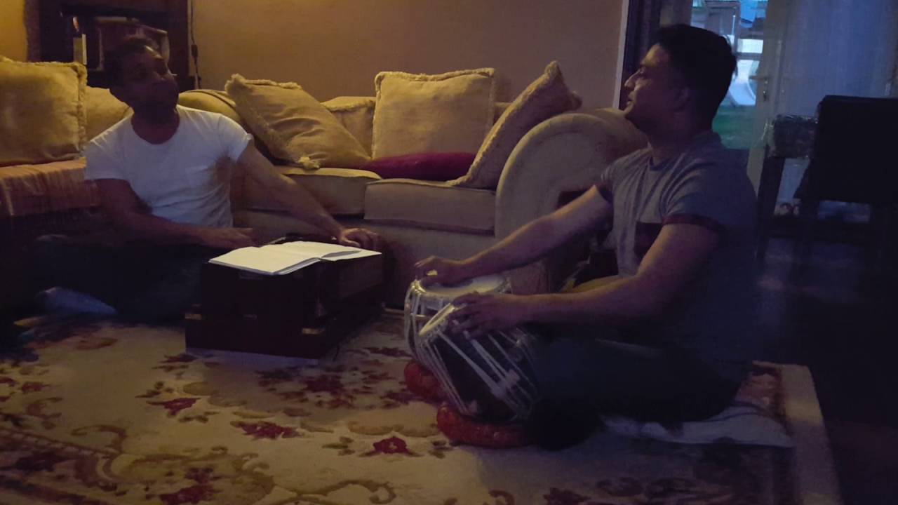 Shahid salim with Akash Francis playing tabla - YouTube