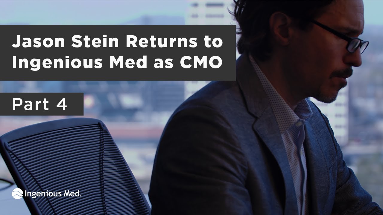 Co-Founder Jason Stein Returns to Ingenious Med as CMO - Part 4 - YouTube