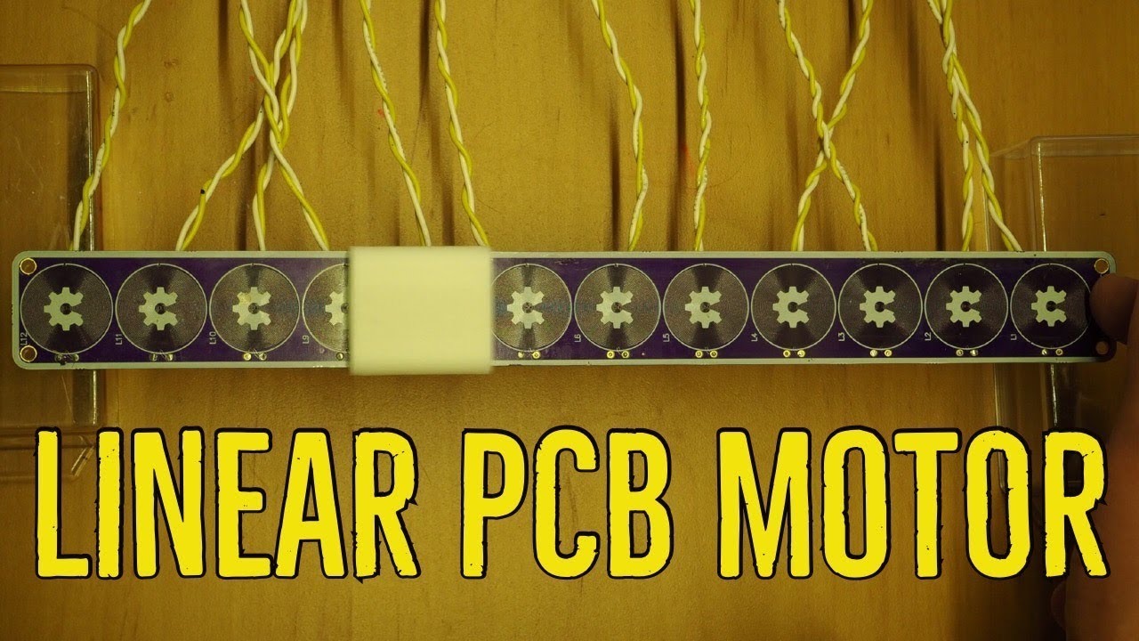 Linear PCB Motor - YouTube