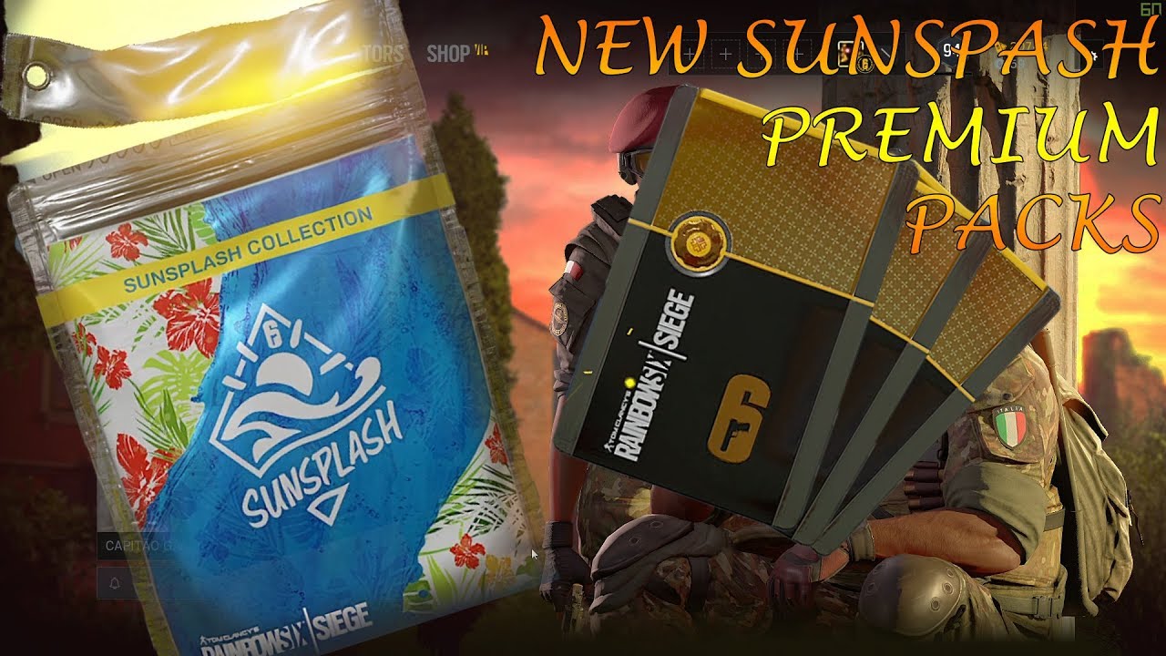 New Sunplash Packs (Premium Summer Packs) - Rainbow Six Siege - YouTube