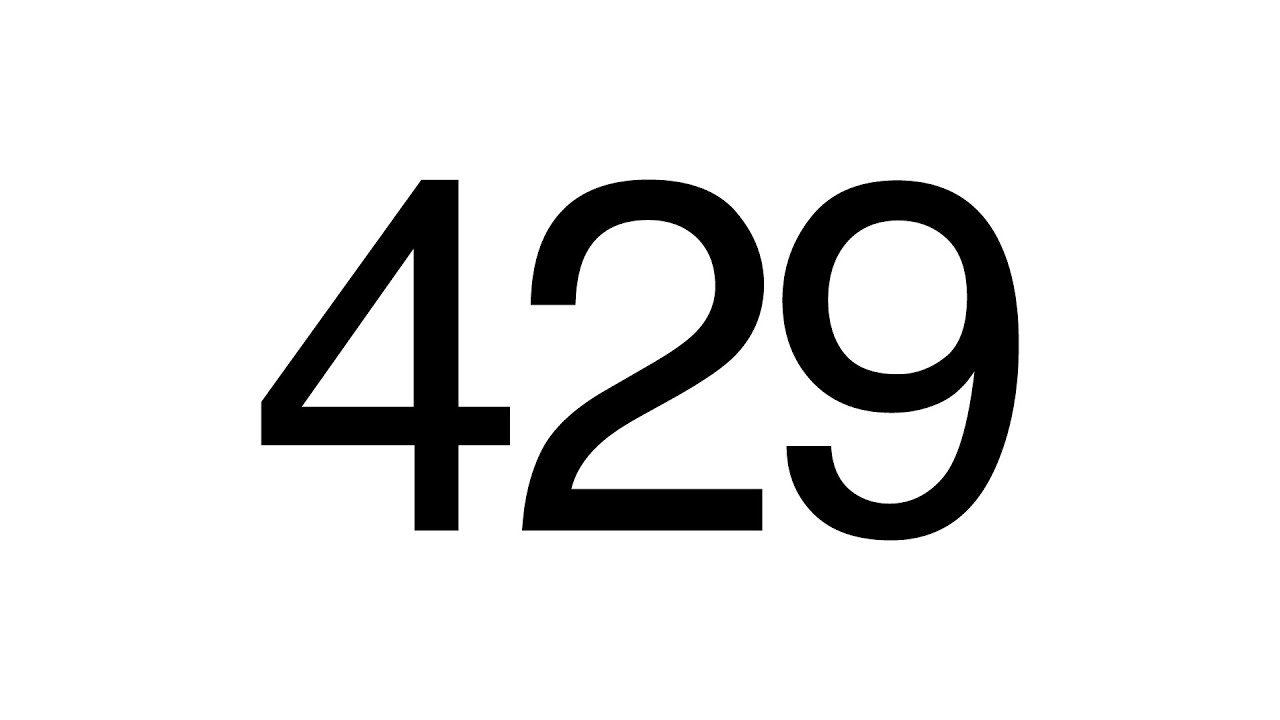 429 YouTube