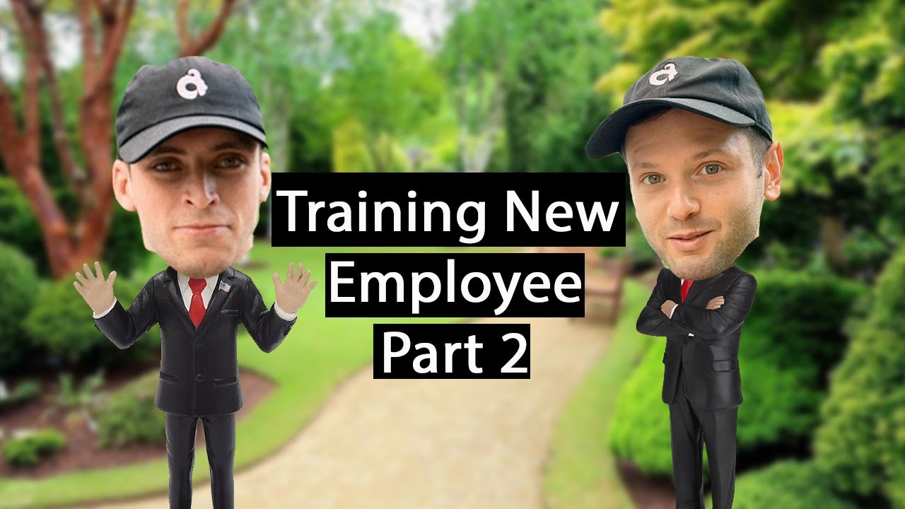 Training New Landscaping Employee (Part 2) - YouTube