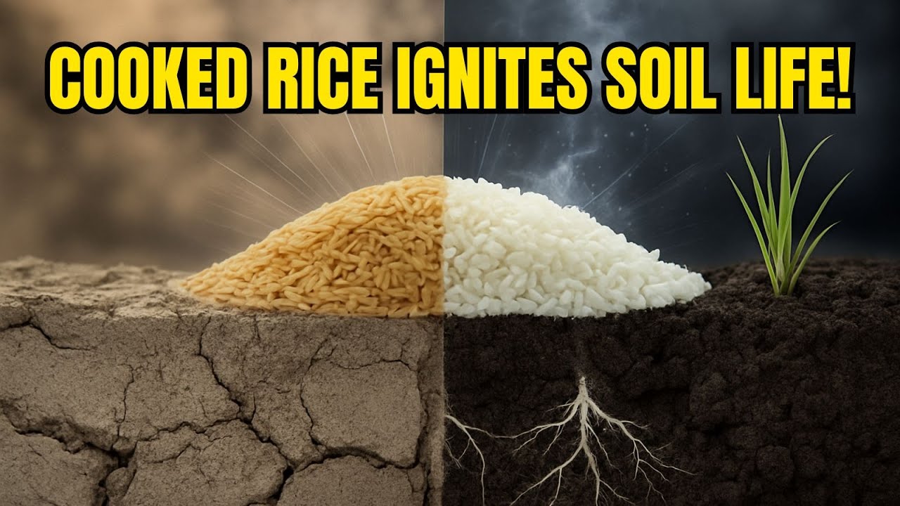 🌱 Raw vs Cooked Rice: Which Rice Form Feeds Soil Microbes in DAYS (Not ...
