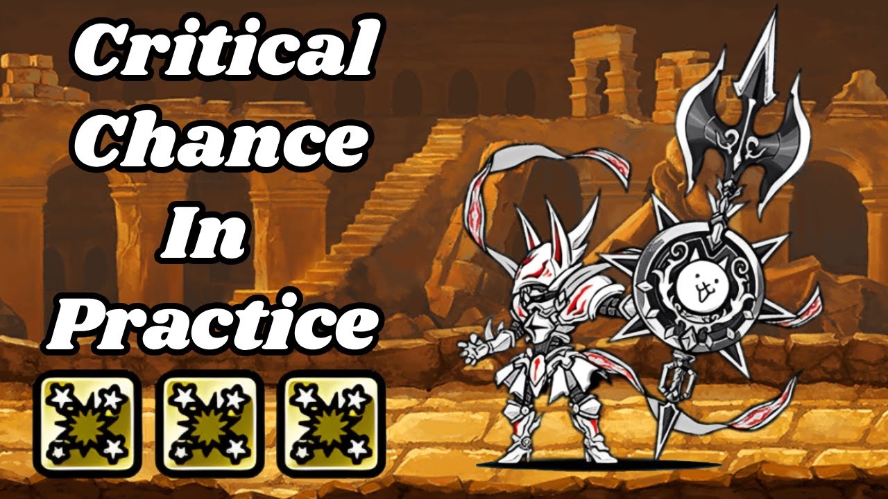 Battle Cats - Critical Chance In Practice (Paladin Cat) - YouTube