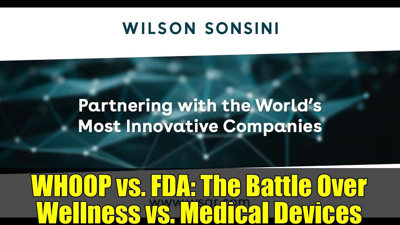 WHOOP vs. FDA: The Battle Over Wellness vs. Medical Devices - YouTube