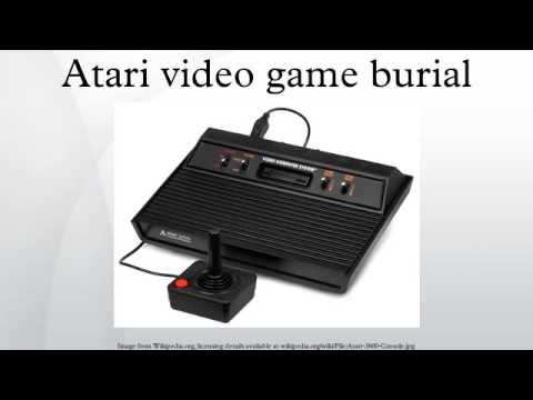 Atari video game burial - YouTube