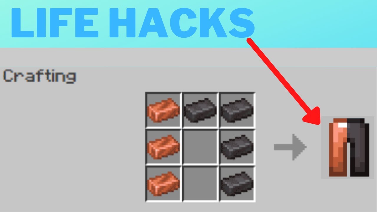 8 Viral Life Hacks To Use In Your Minecraft World!!! - YouTube