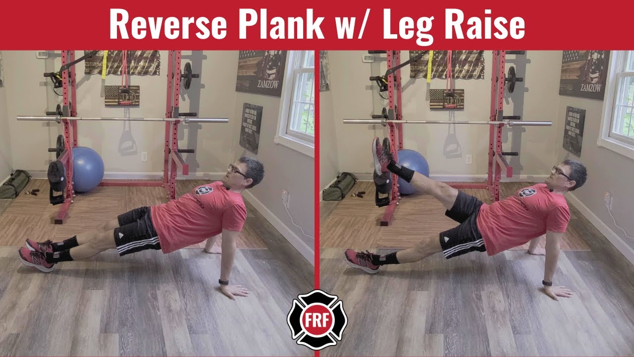 FRF Exercise - Reverse planks with leg raises - YouTube