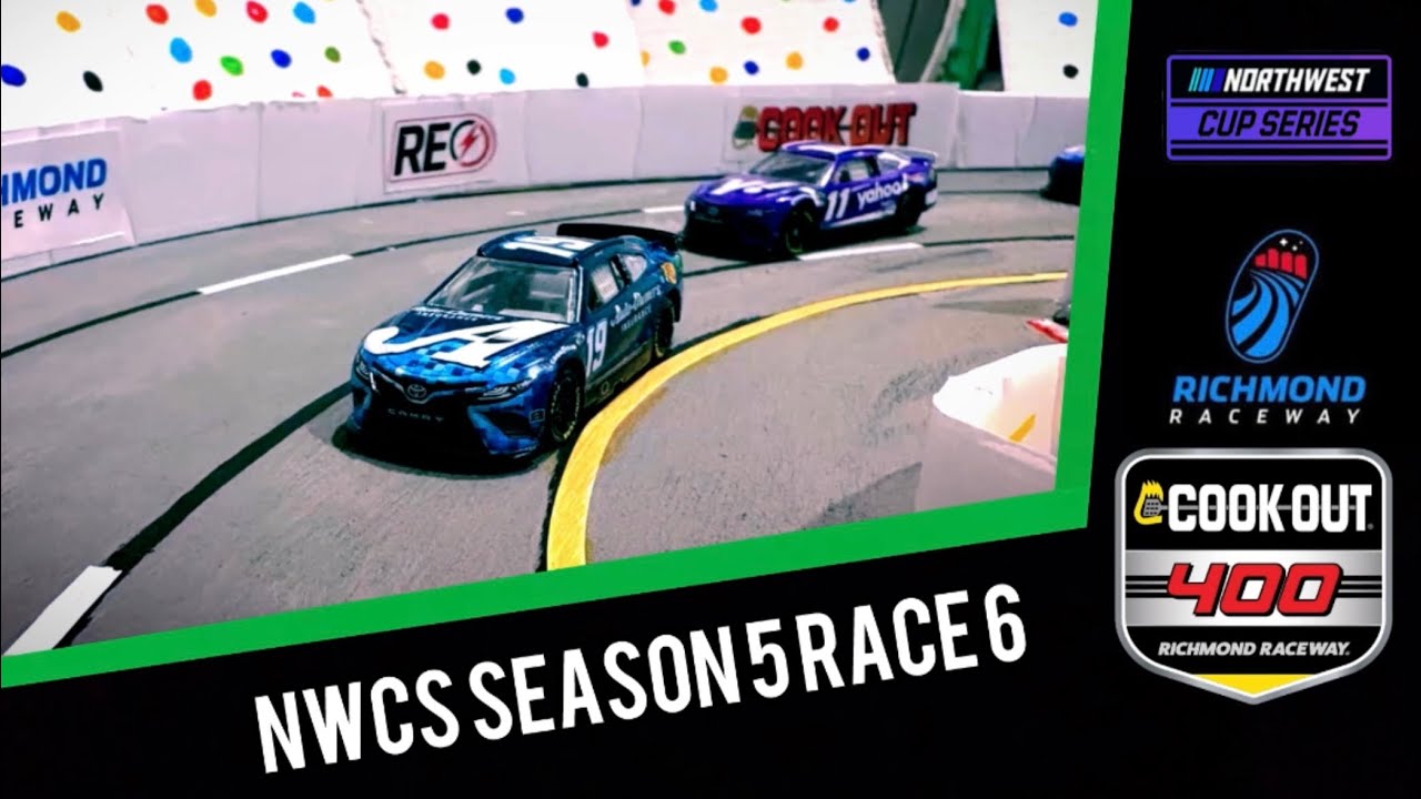 NASCAR Stop-Motion // The COOKOUT 400 @ RICHMOND // NWCS Season 5 Race ...