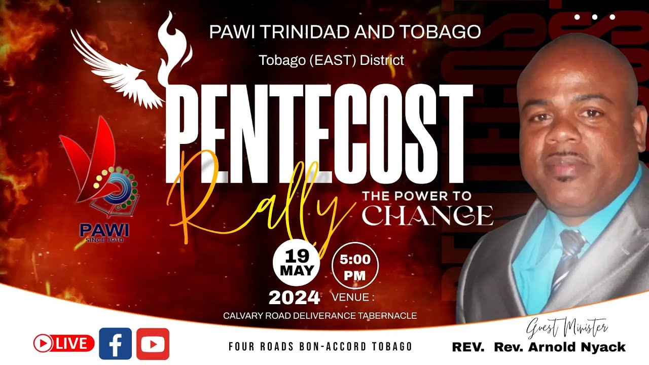 PAWI TRINIDAD AND TOBAGO (Tobago West District) PENTECOST RALLY - YouTube