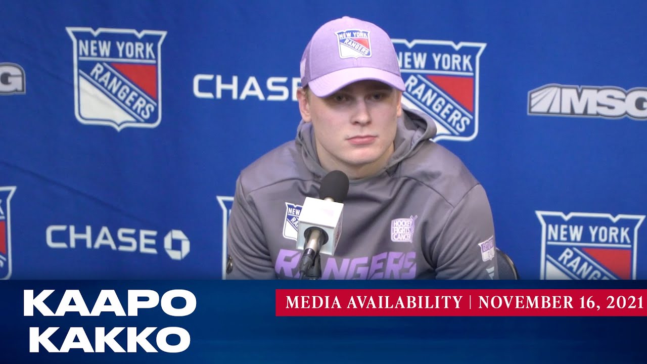 New York Rangers: Kaapo Kakko Postgame Availability | Nov. 16, 2021 ...