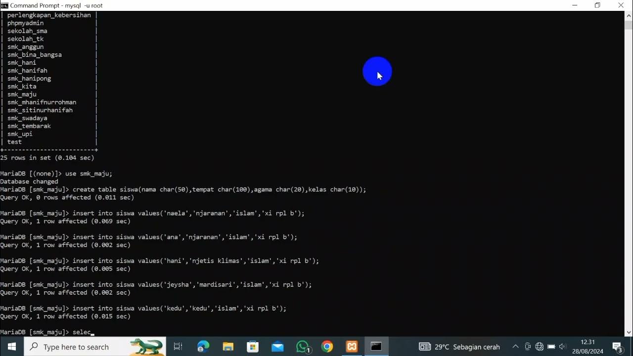 TUTORIAL MEMBUAT BASIS DATA - YouTube