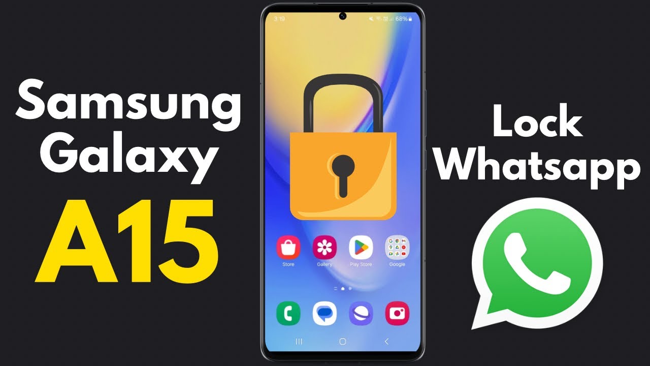How To Lock Whatsapp In Samsung A15 5g | Samsung A15 Me Whatsapp Lock ...