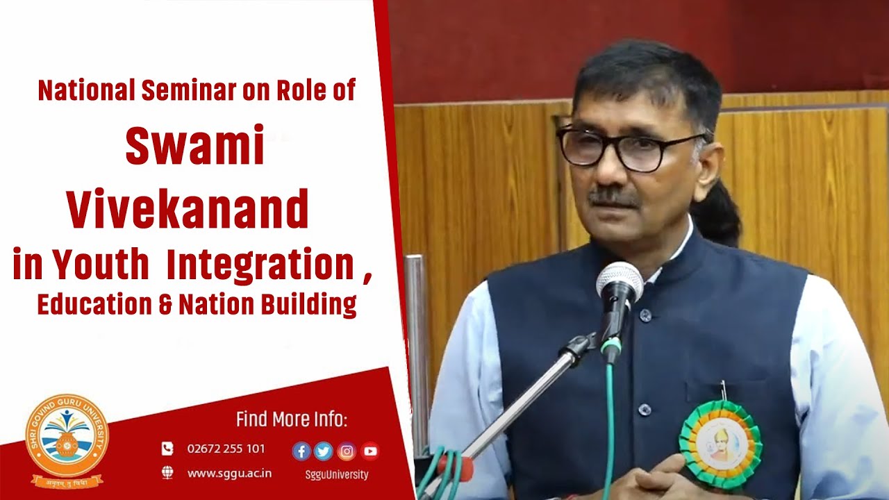 National Seminar on Role of Swami Vivekanand in Youth Integration ...