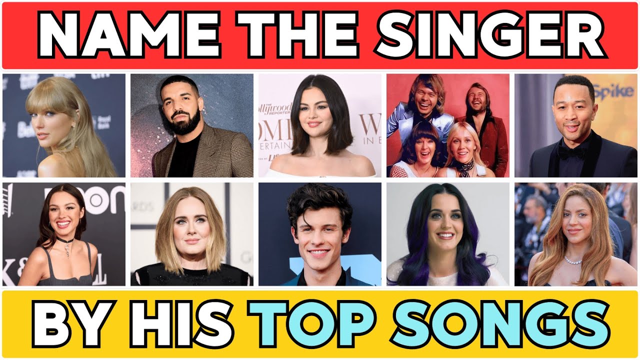 Name The Singer from 3 Songs | Ultimate Music Quiz (Part 1) - YouTube
