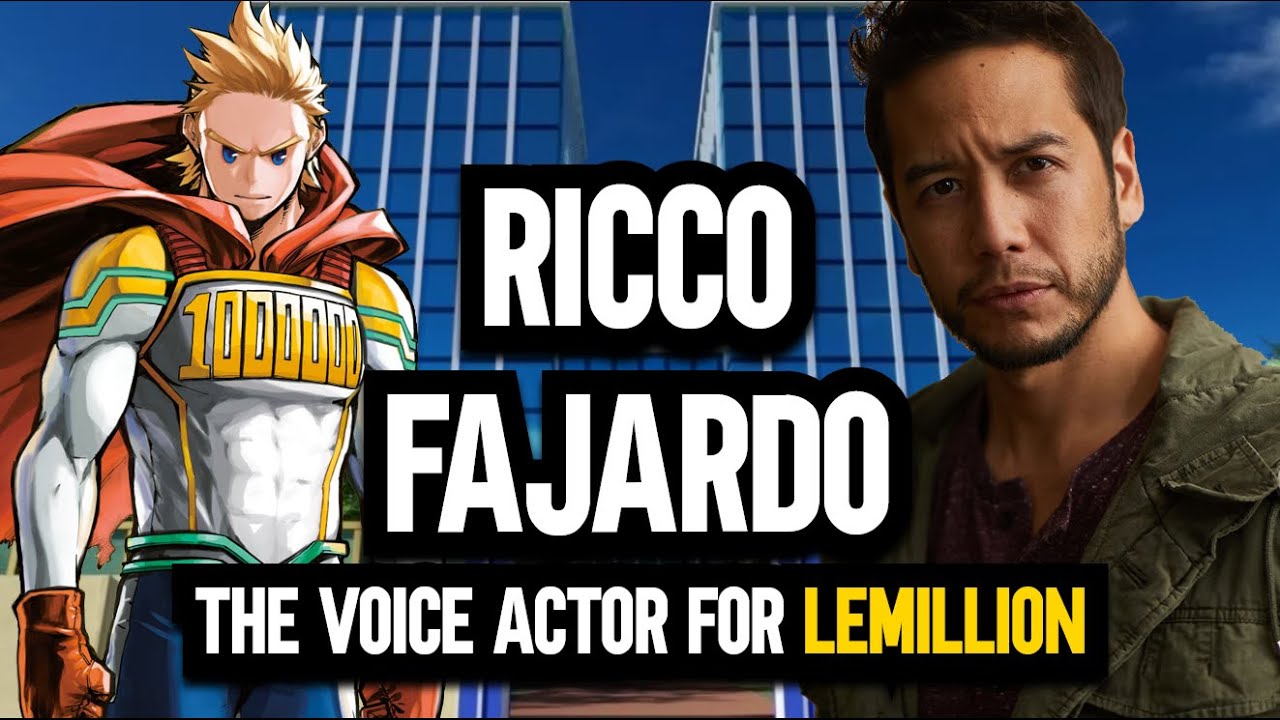 Ricco Fajardo: The voice of Lemillion from My Hero Academia! - YouTube