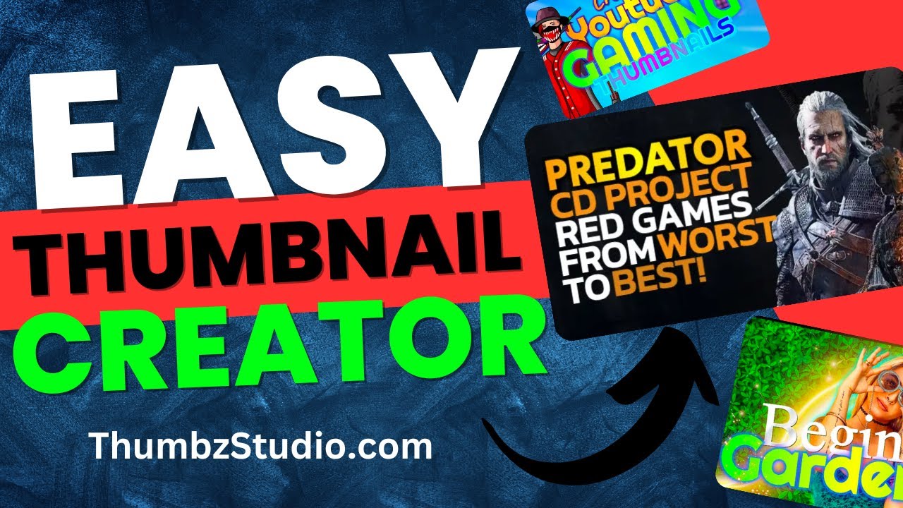 Easy Gaming YouTube Thumbnail Creator Tool for YouTube Thumbnails - YouTube