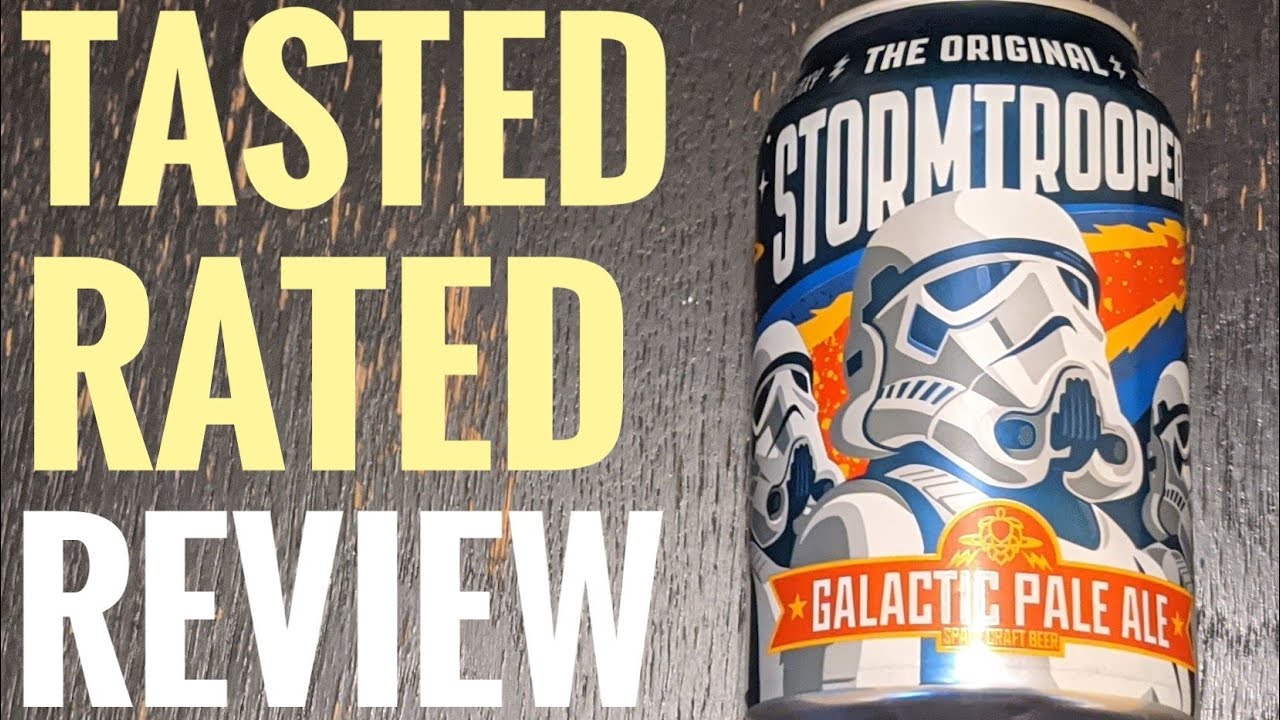 Star Wars Stormtrooper Galactic Pale Ale Tasted Rated and Review - YouTube