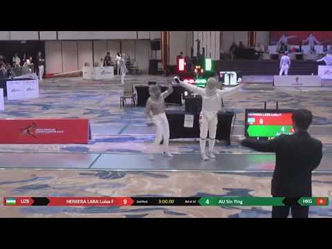 Asian Champs 2025 SWS - L32 - Luisa Fernanda Herrera Lara UZB v Au Sin Ying HKG