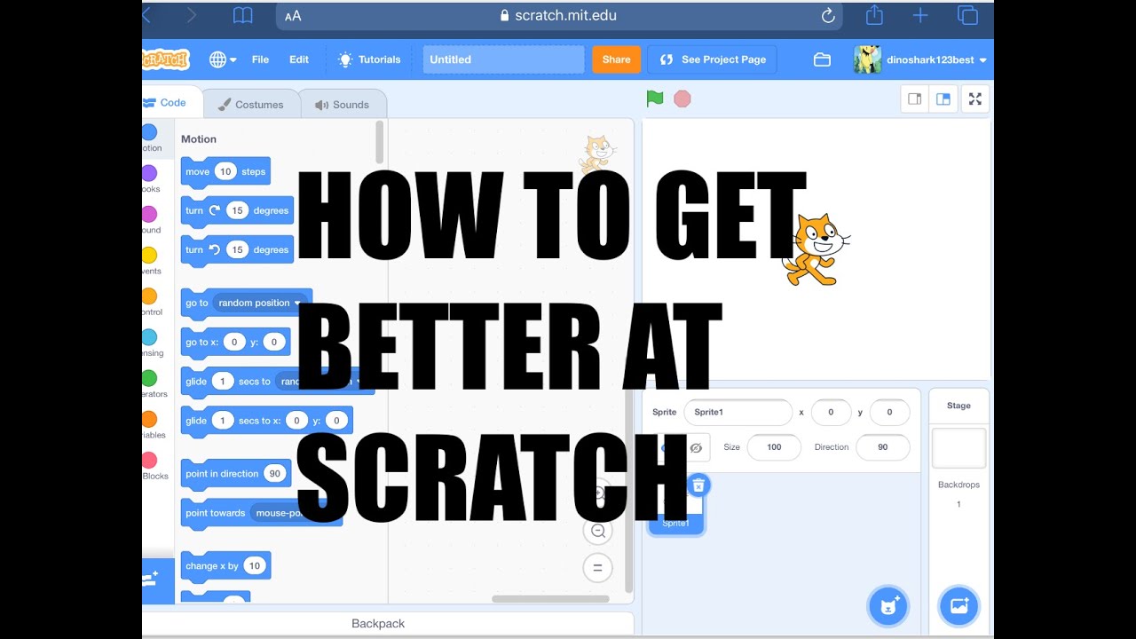 HOW TO GET BETTER AT SCRATCH - YouTube